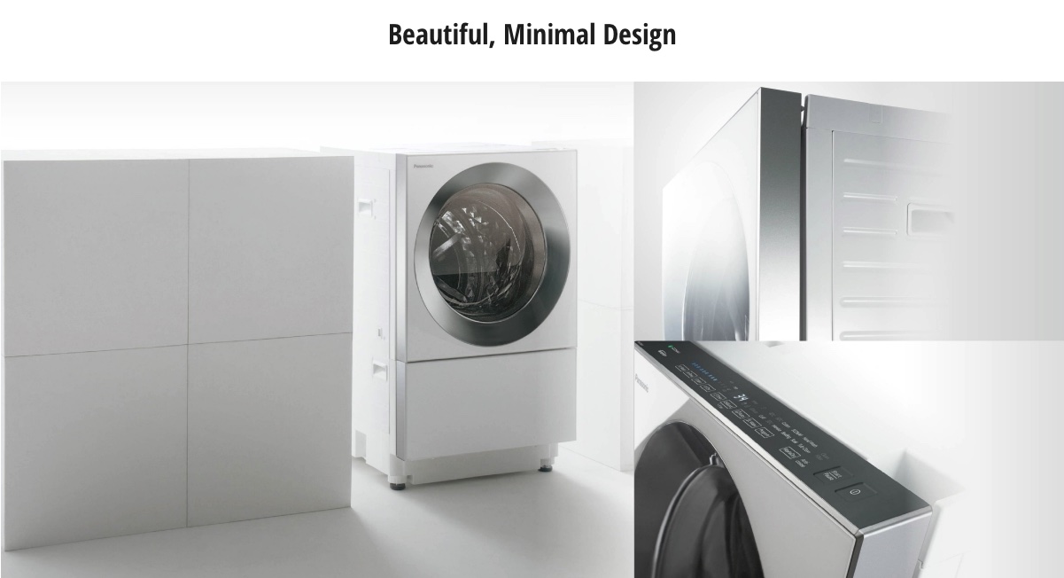 PANASONIC High End Cuble 2-in-1 Inverter 10kg Washer 6kg Dryer Mesin ...
