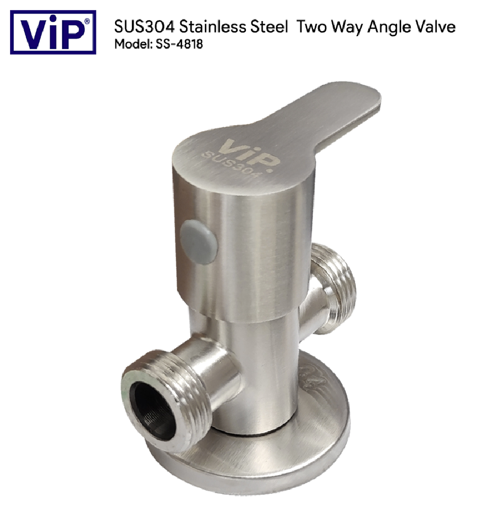 Stainless Steel Quarter Turn Angle Valve Bathroom faucet Basin Stopcock ...