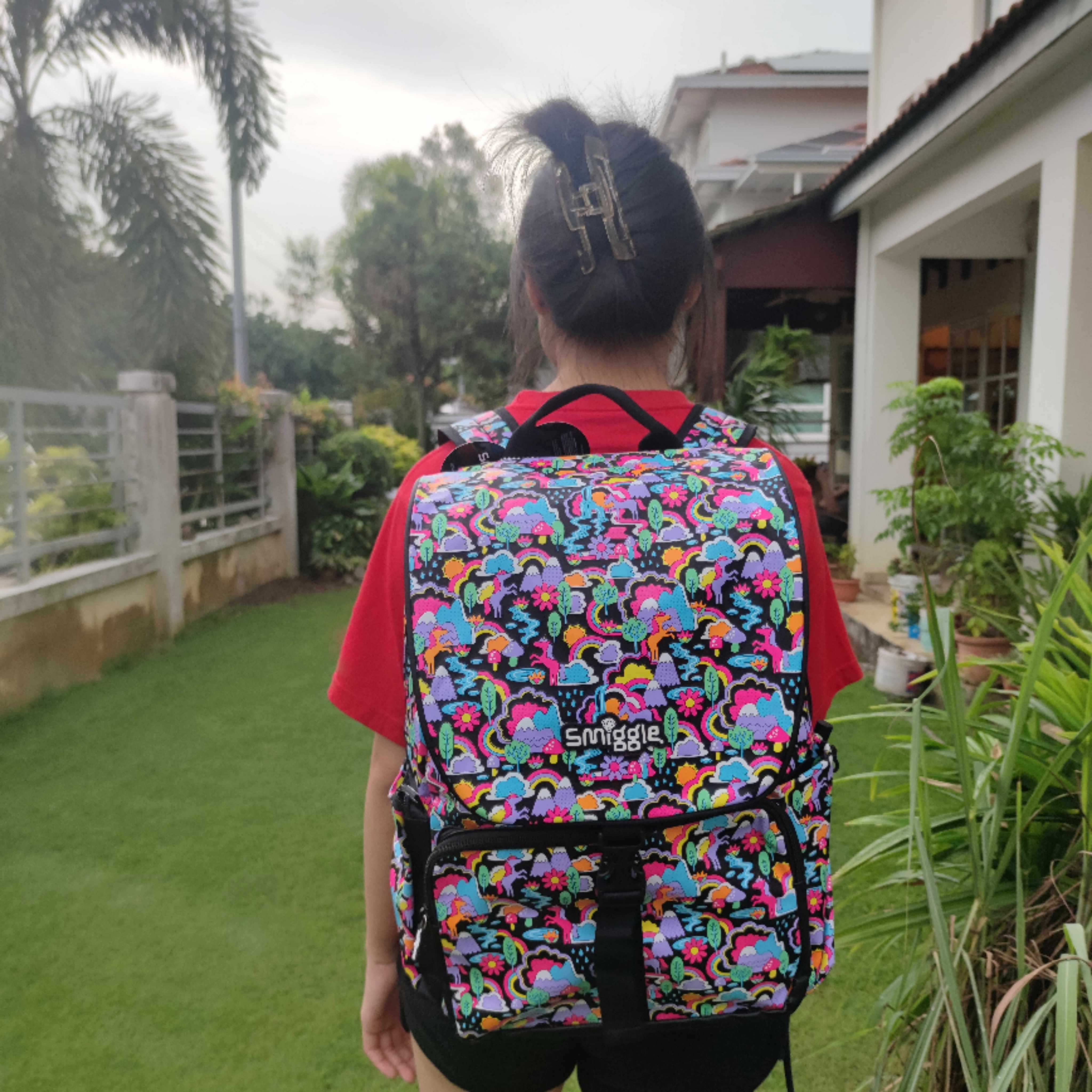 Original Smiggle Classic Backpack Glee Large Chelsea Backpack | Shopee ...
