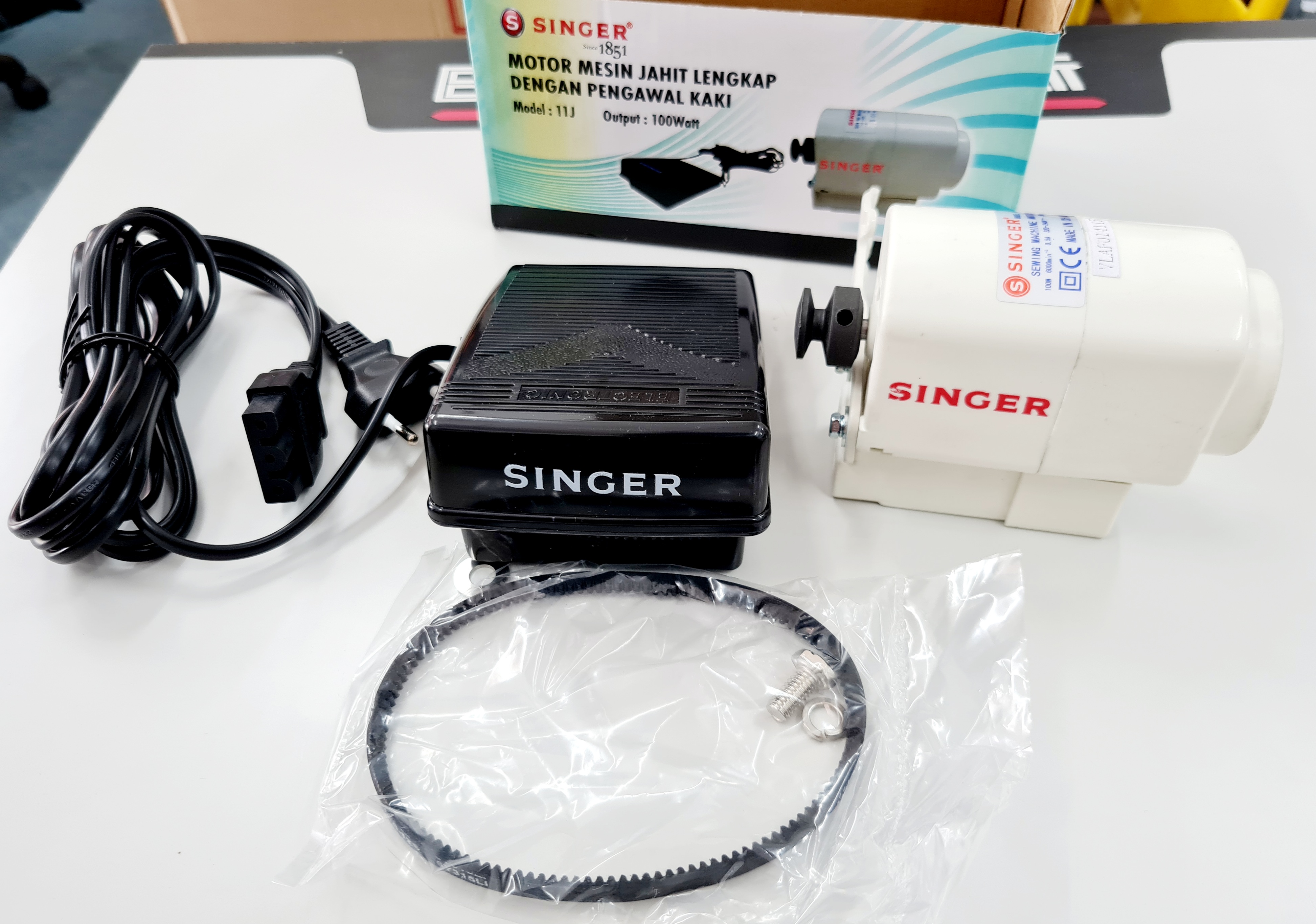 SINGER MOTOR 11J ORIGINAL / MOTOR MESIN JAHIT/ SINGER SEWING MACHINE ...