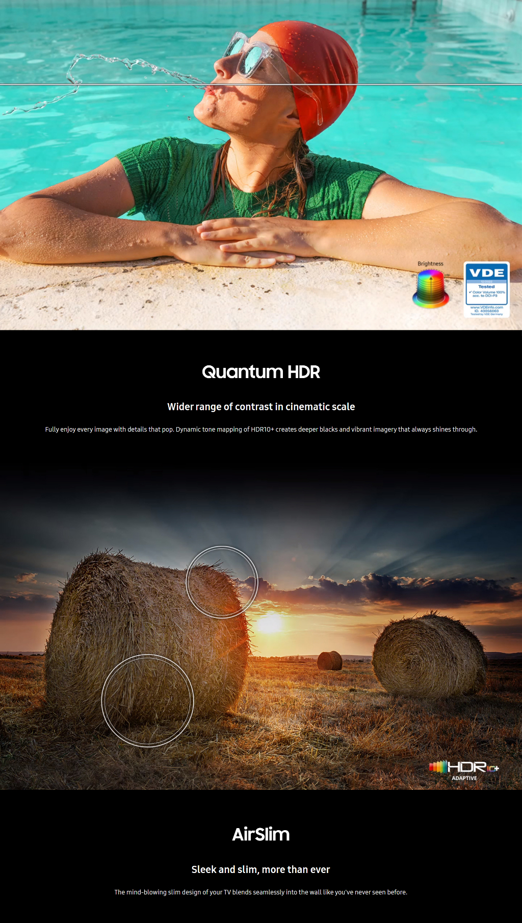 SAMSUNG Q60C 65 Inch QLED 4K Smart TV with Quantum Dot QA65Q60CAKXXM ...