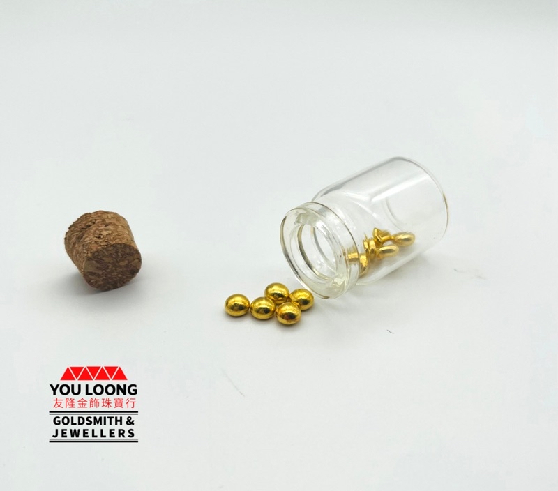 Youloong pure gold 999.9GOLD mini beans/stars/ 足金999.9金小金豆/小星星 | Shopee ...