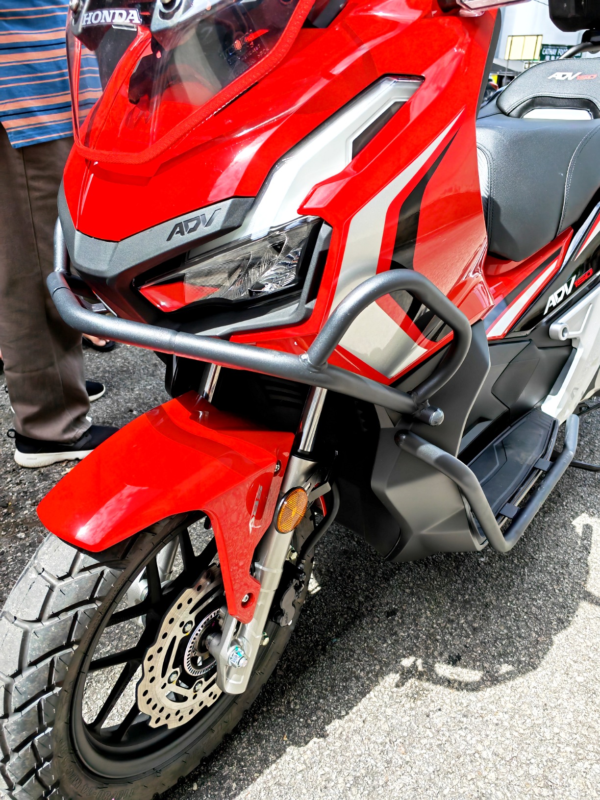 Engine Guard Honda ADV150 Enjin Protector Slider Visor Accessories ...