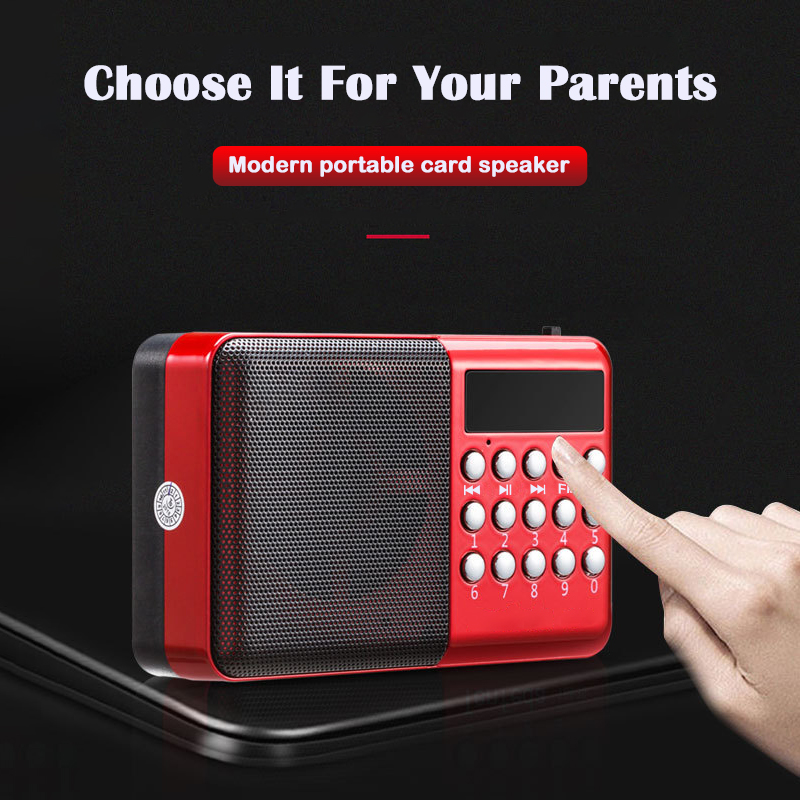 Radio Speaker FM Raido Music Player Radio Speaker Digital Radio mp3 SD ...