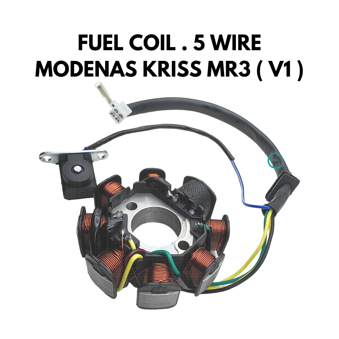 FUEL COIL 5 WIRE MAGNET COIL STARTER COIL FIELD COIL MODENAS KRISS MR3 ...