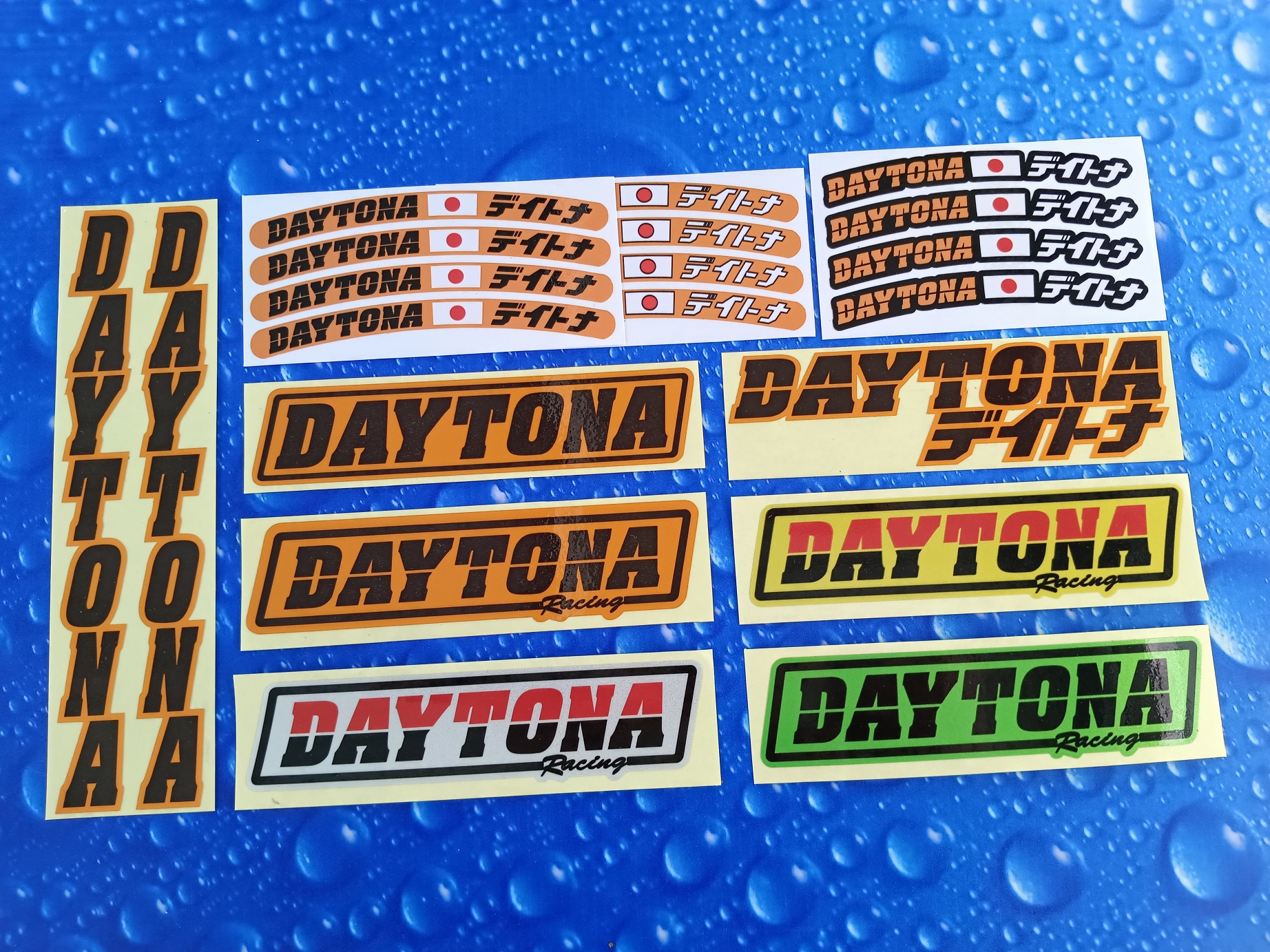 DAYTONA Fork Sticker Motor Sticker Decal DAYTONA Reflective Sticker ...