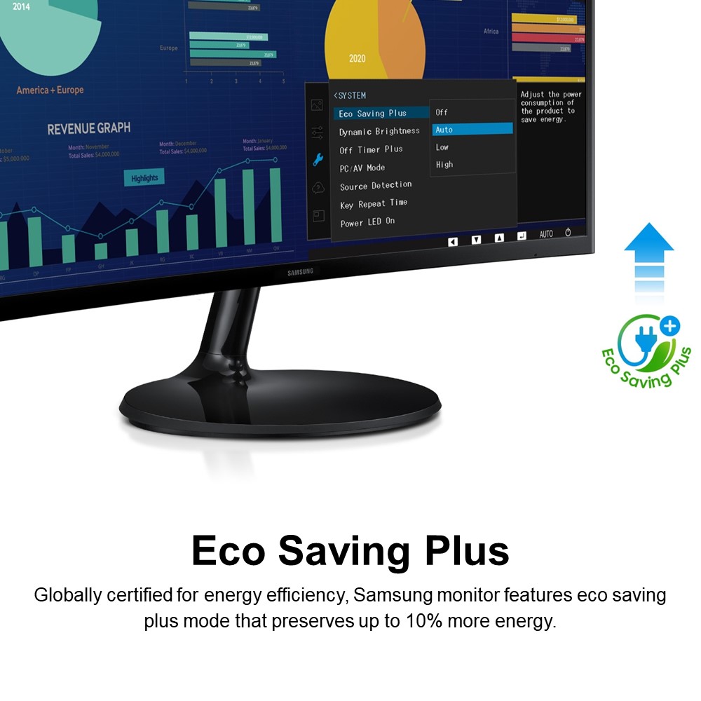 Samsung 24"/27" Essential Curved Monitor S3 S36C with FULL HD ...