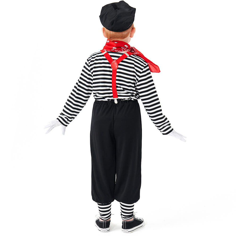 Child Mime Costume Circus Performance Dress up Costume for Kids ...