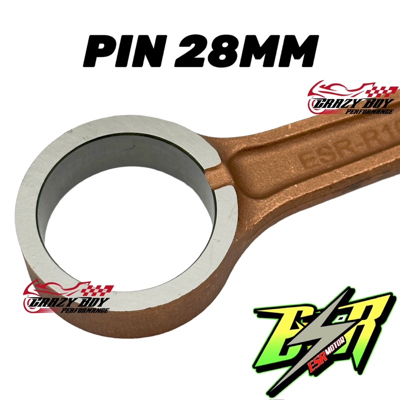 ESR 100% ORIGINAL CONNECTING ROD Y15ZR Y15 LC135 4S LC135 5S 102MM ...