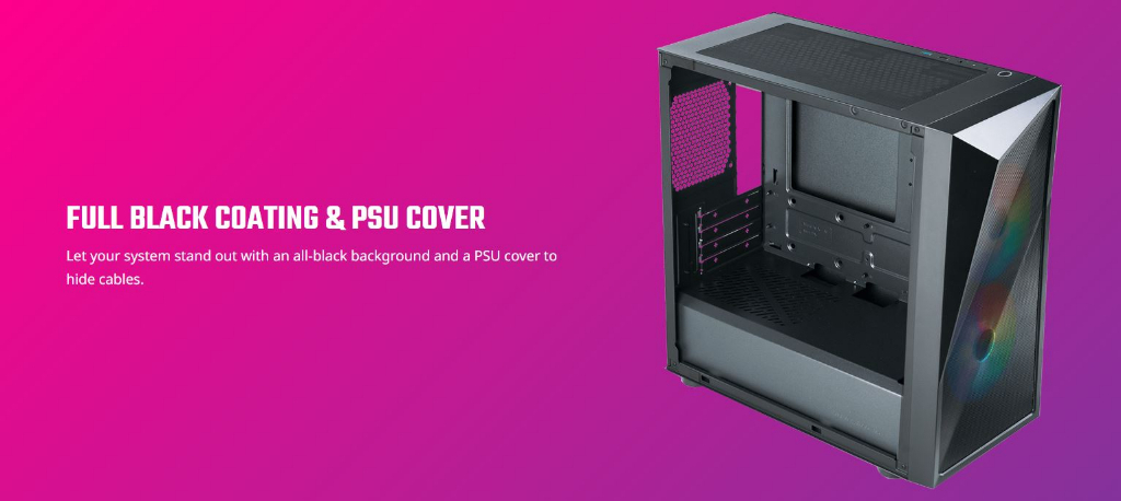 Cooler Master CMP 320 Mesh Geode Front Panel TG Micro-ATX Casing (CP320 ...
