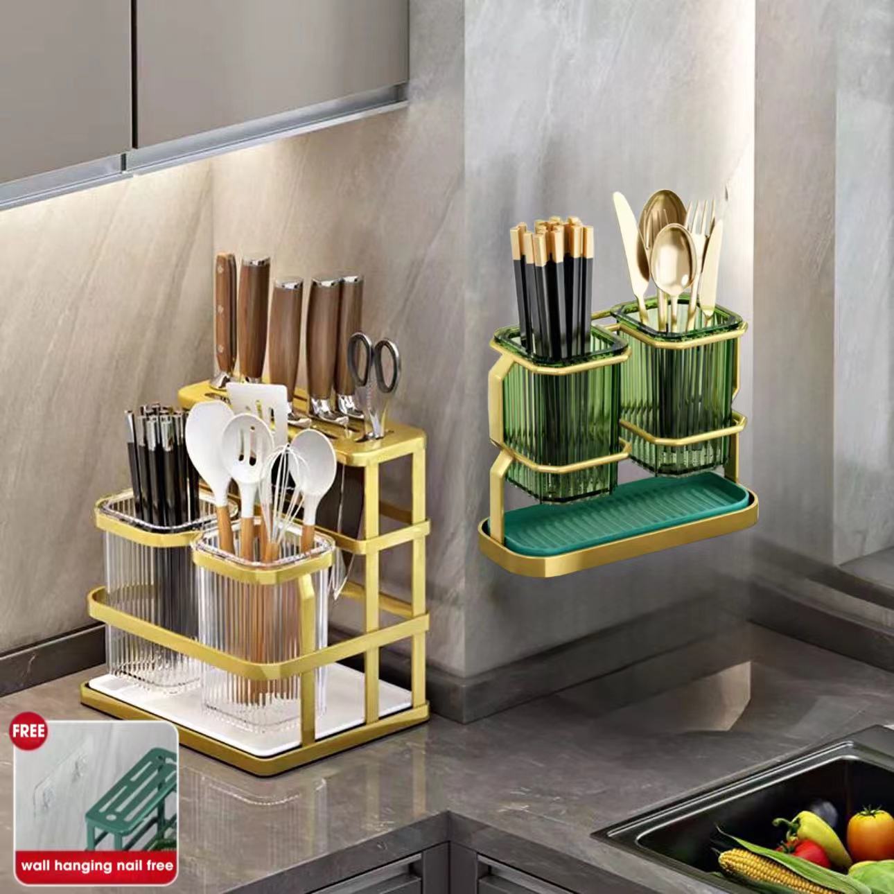 Limited Time Offer🔥Durable Stainless Steel Kitchen Rack Multi-tier ...