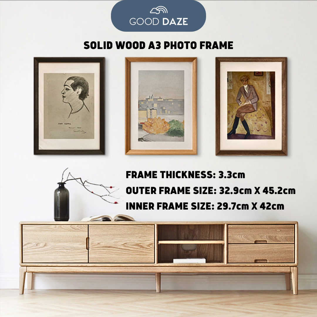 GOOD DAZE A3 Photo Frame A3 Frame Gambar A3 Gantung Picture Frame Large ...