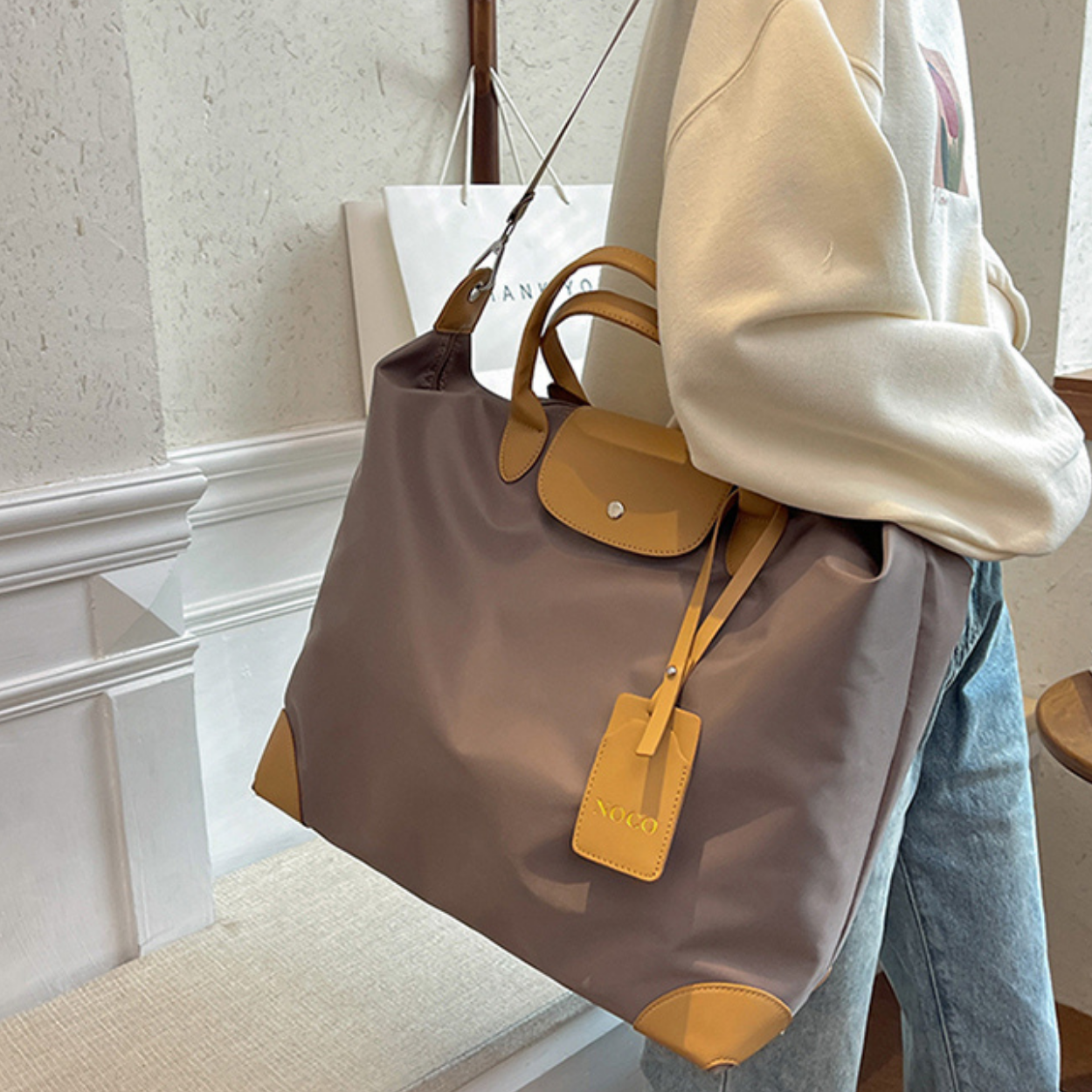 Beg Travel Waterproof Duffel Bag Hand Carry Beg Balik Kampung Beg Baju ...