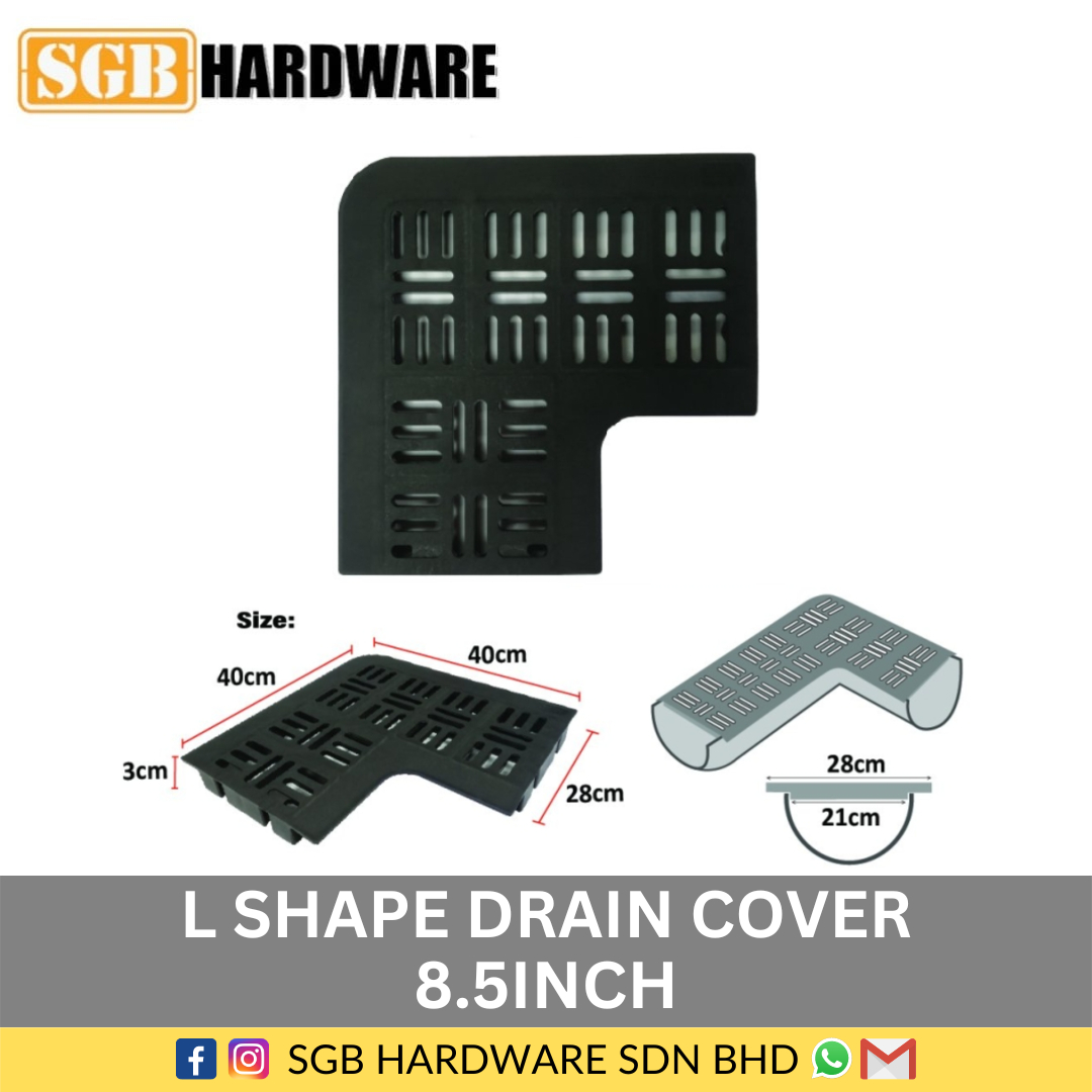 L Shape Drain Cover UV Protection Heavy Duty Penutup Longkang L Shape ...