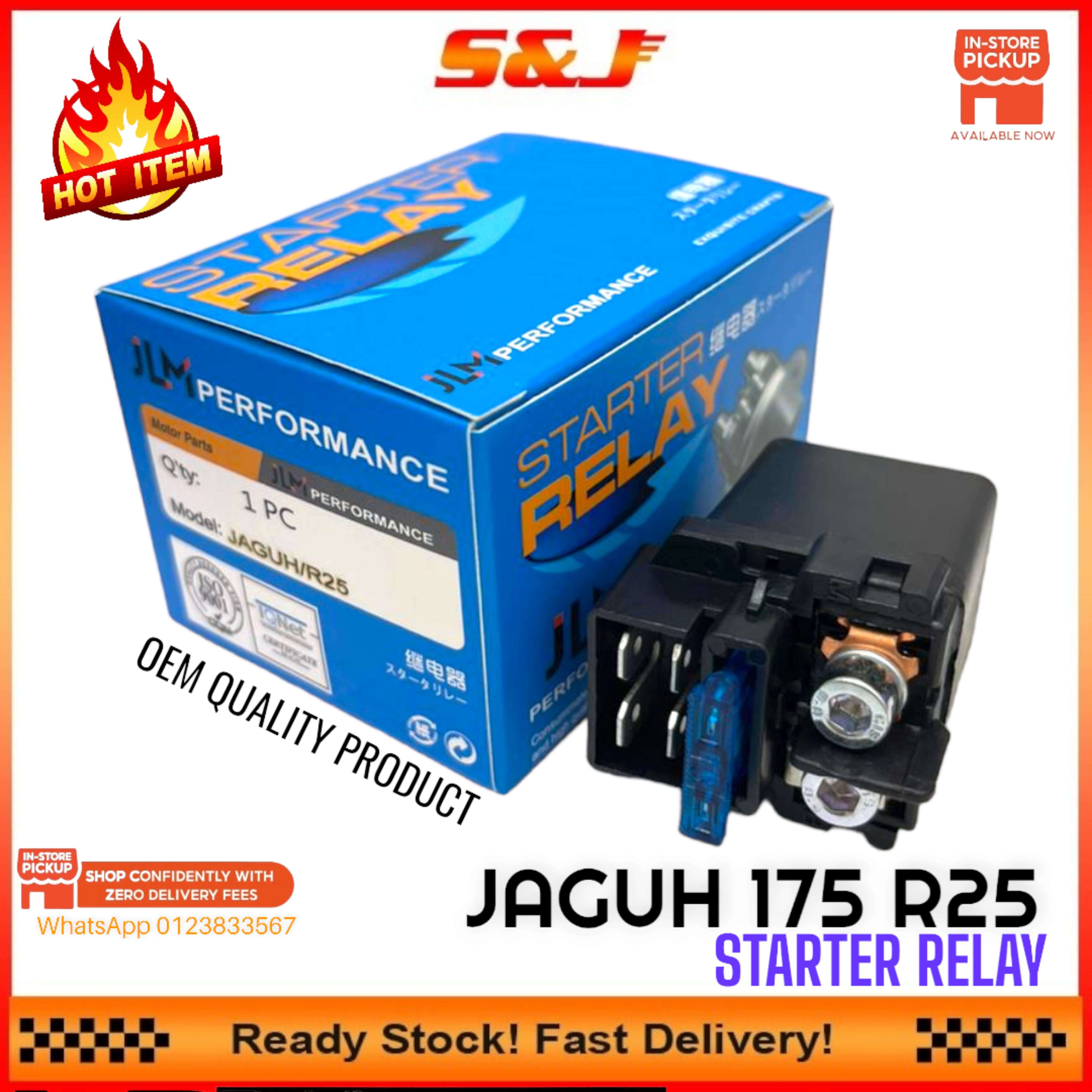 JLM JAGUH 175 R25 CBR150 CBR JG175 STARTER RELAY ASSY RELAY STARTER OEM ...