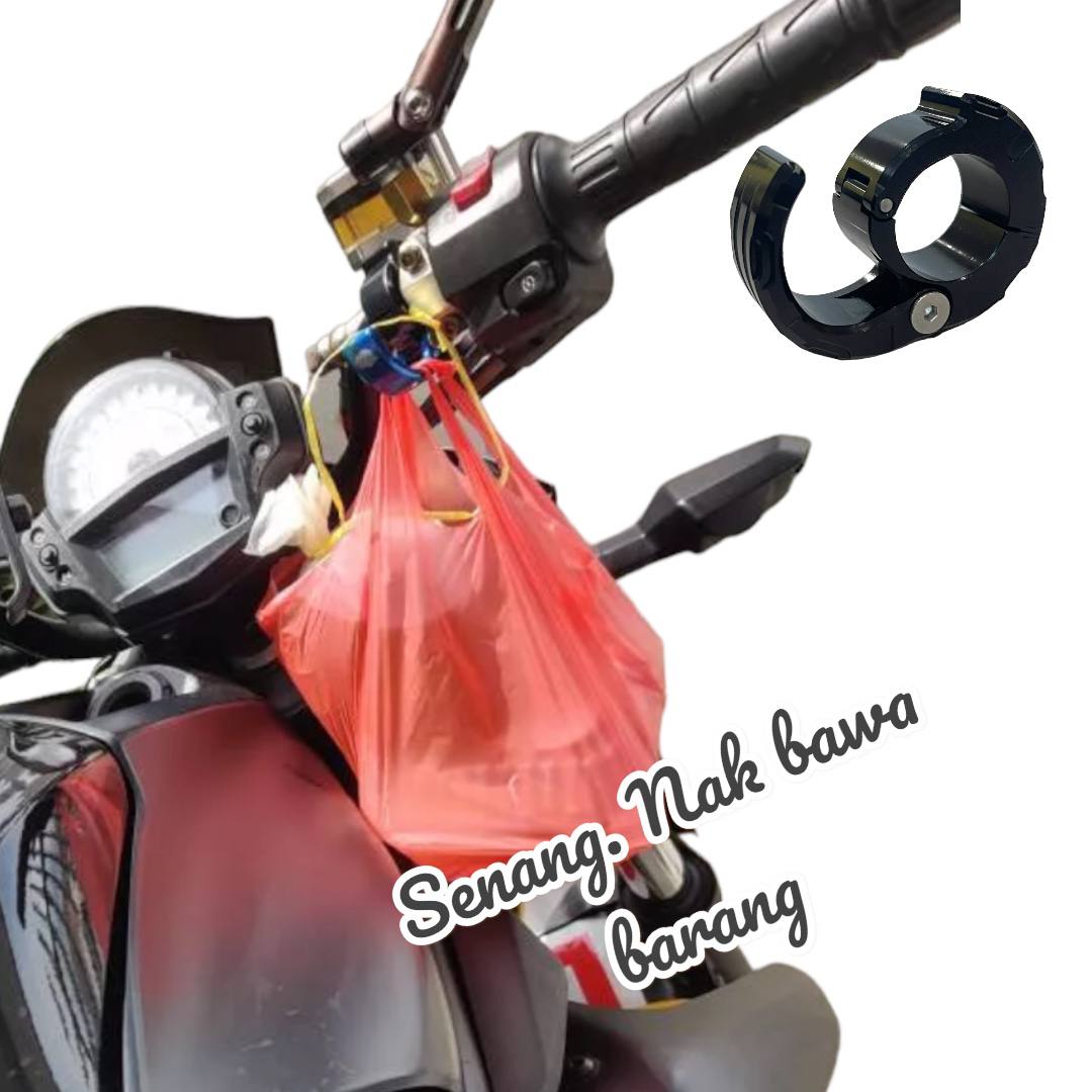 Premium Round Hook Hanger ADV160 ADV 150 Handle Bar Holder Cangkuk ...