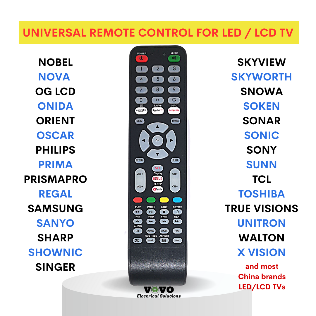 [FREE Battery] Universal LED / LCD TV Remote Control | Shopee Malaysia