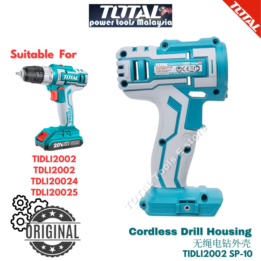 TOTAL 20v Cordless Drill Housing (Replacement Parts) Suitable For ...