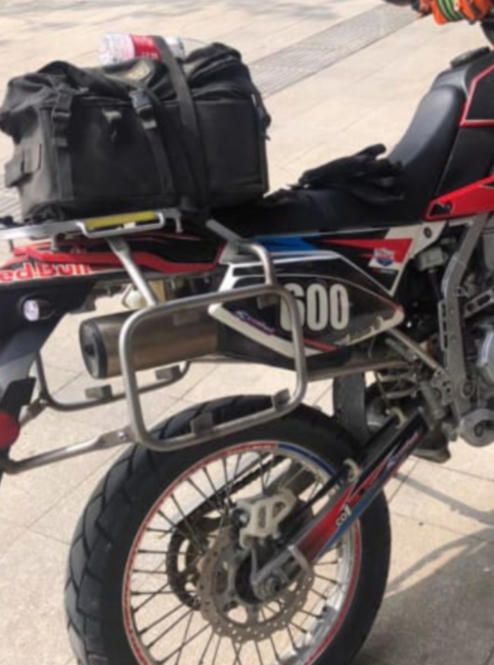 KLX 250 RACK SIDE BOX BRACKET KLX250 KAWASAKI RACK BOX LUGGAGE BAG ...