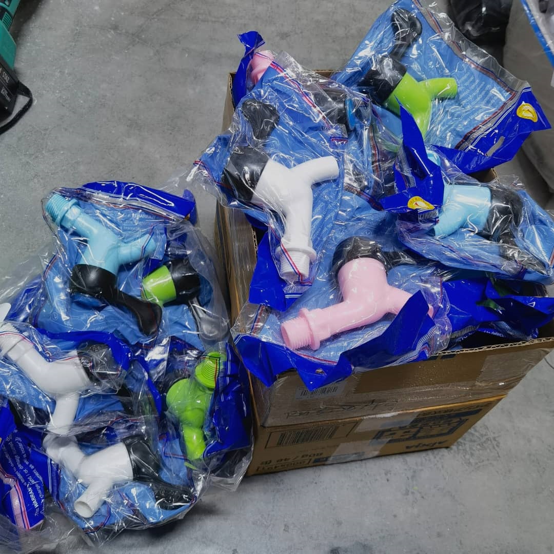 PVC Plastik Kepala Paip Plastik / Kitchen & Bathroom Sink Faucet PVC ...