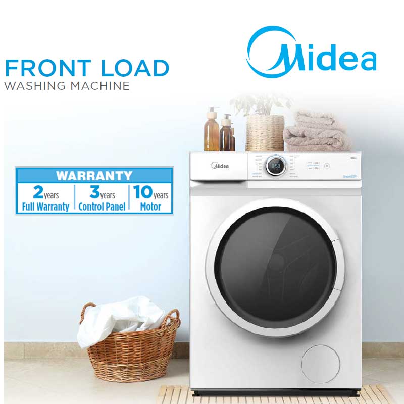[FREE SHIPPING] Midea MF100W75 Front Load Washing Machine (7.5KG) / 5 ...