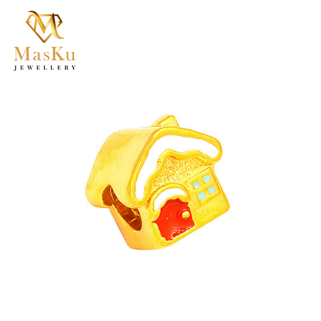MasKu Jewellery 22K / 916 Charm Castle & Snow House MKJH180029 ...