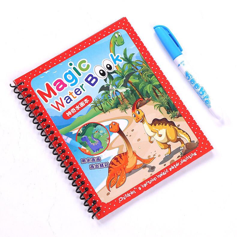 Kids Magic Water Reusable Colourful Drawing Coloring Book🔥 (FOC Magic ...