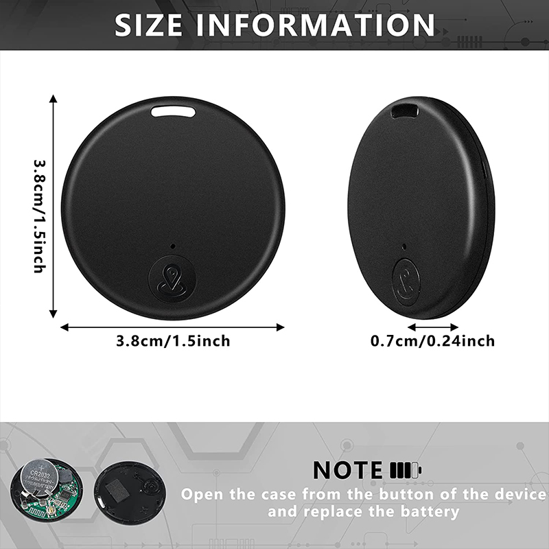 🔥Mini GPS Tracker Wireless Bluetooth Anti-loss Device Pet Kids Bag ...