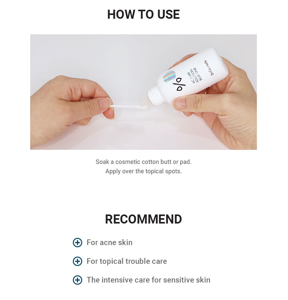 Dr Ceuracle AC Cure Solution Pink Gel / Blue One / Green Two 50ml ...