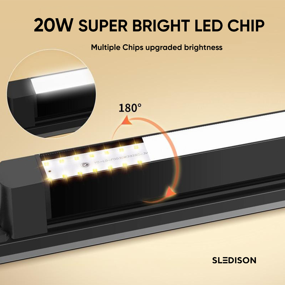 【NEW】For Normal Track Rail SL EDISON LED Linear Track Light LED 20W ...