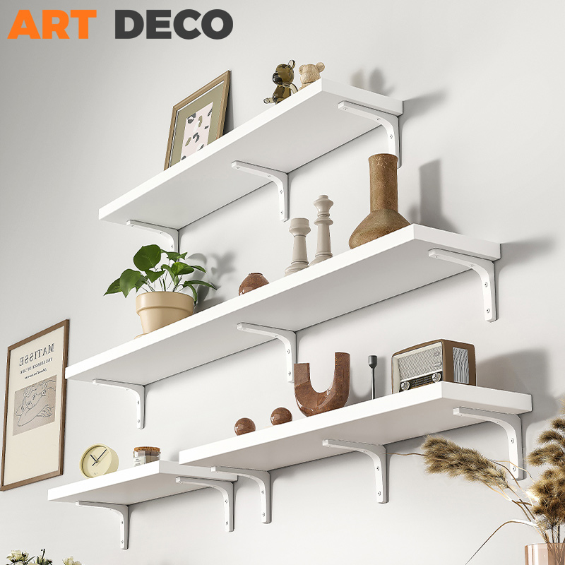Floating Wall Shelf DIY Wall Shelf Rack Rak dinding Home Living Room 40 ...