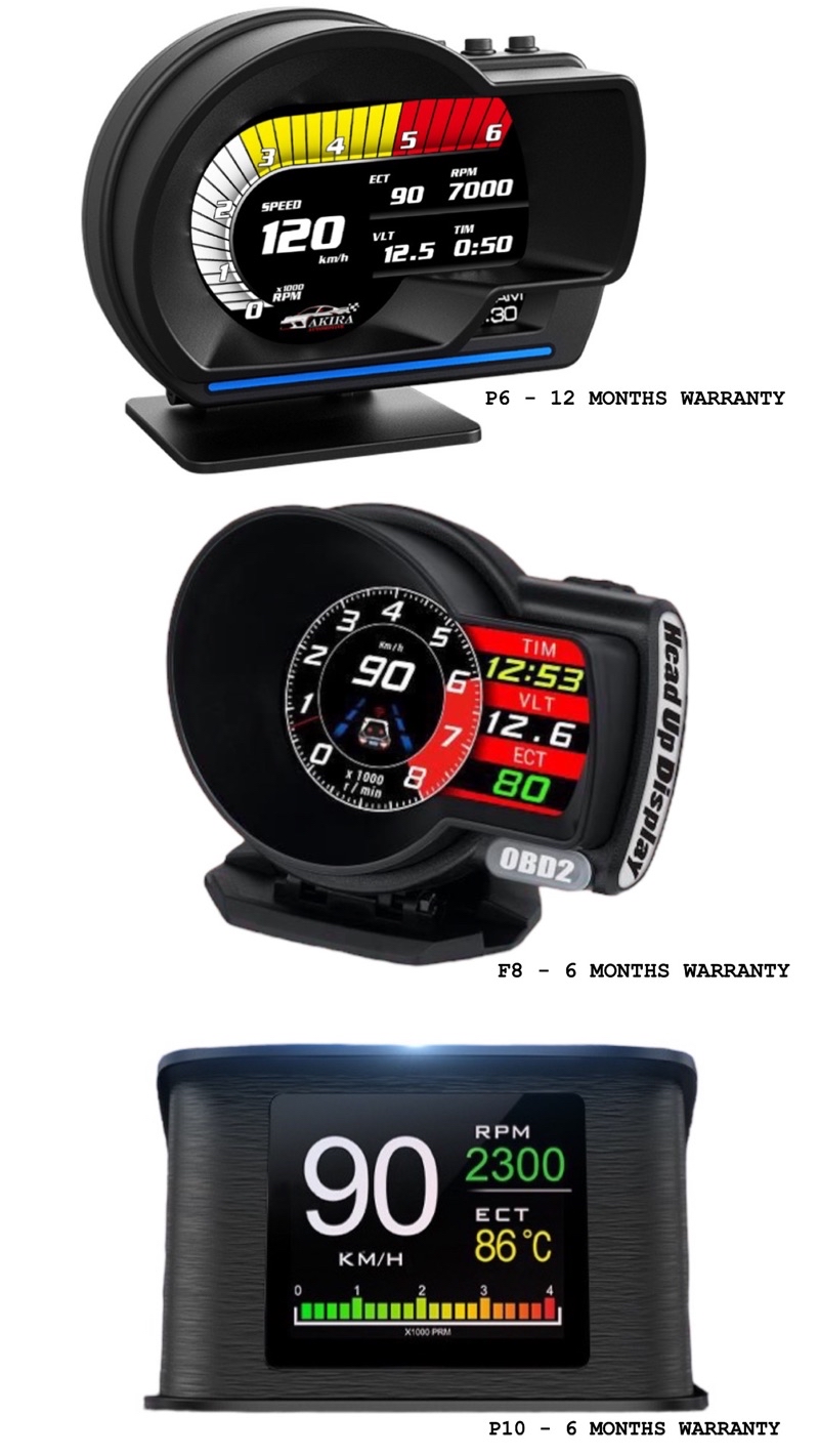 🇲🇾NEW VERSION🔥NEW YEAR OFFER🔥AKIRA OBD Gauge Meter OBD2 Meter P6+GPS ...