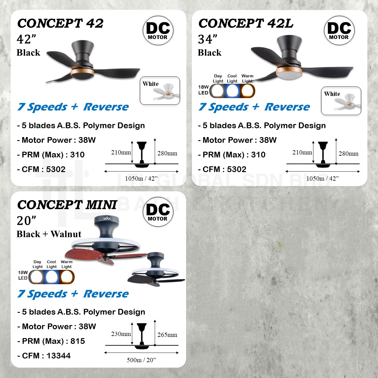 [Ready Stock] DEKA Concept 1 Concept Mini Concept Micro Z SERIES ...