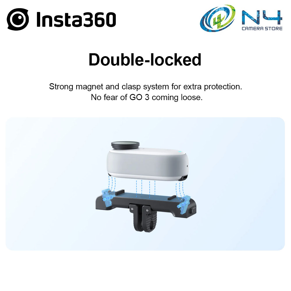 Insta360 Go 3 Magnetic Quick Release Base Adapter /4 Screw Aluminum ...