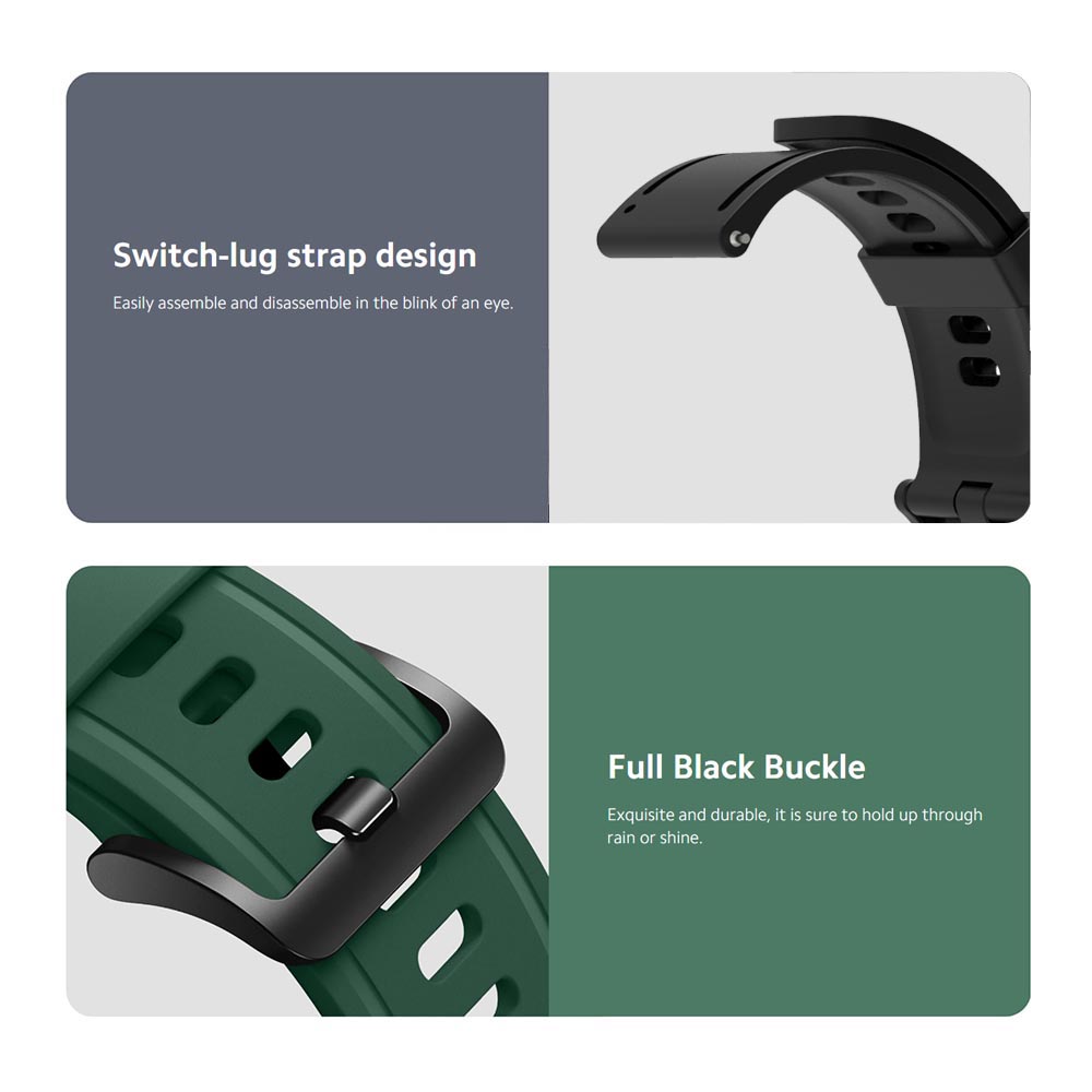 Xiaomi Redmi Watch 3 Active Strap, Sports Series, Full Black Buckle ...