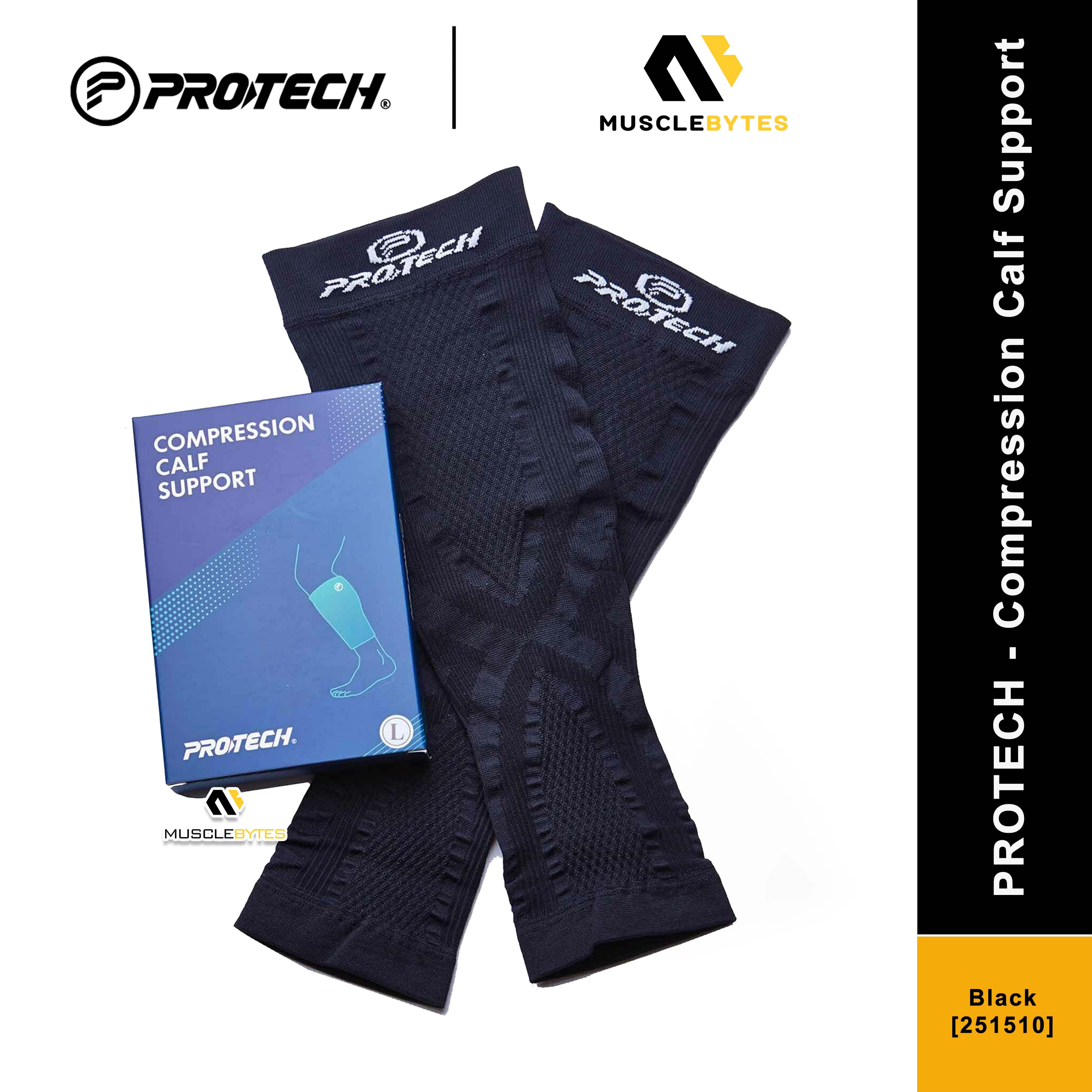 PROTECH - Compression Calf Support [Badminton | Fitness | Gym | Sports ...