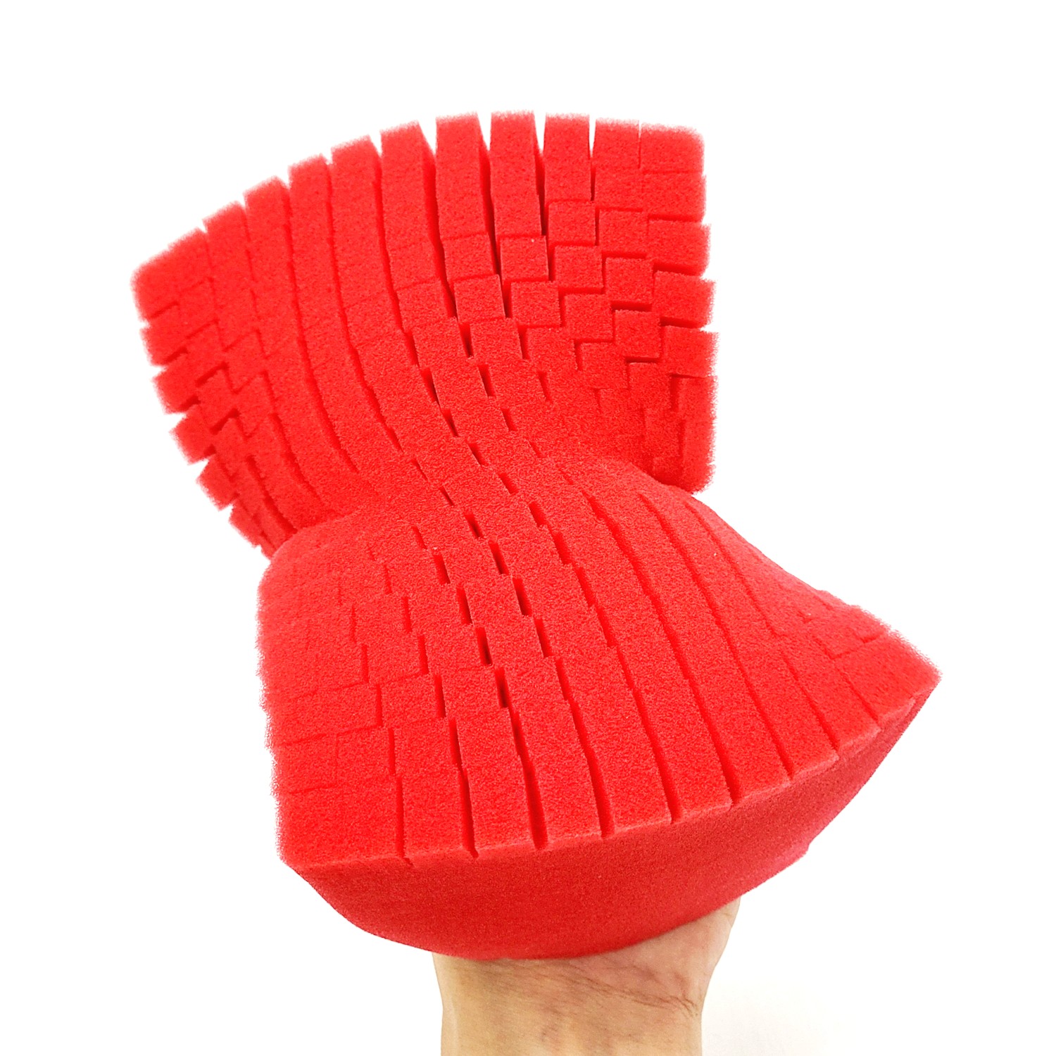 Cross Cut Car Wash Sponge - Red | Shopee Malaysia