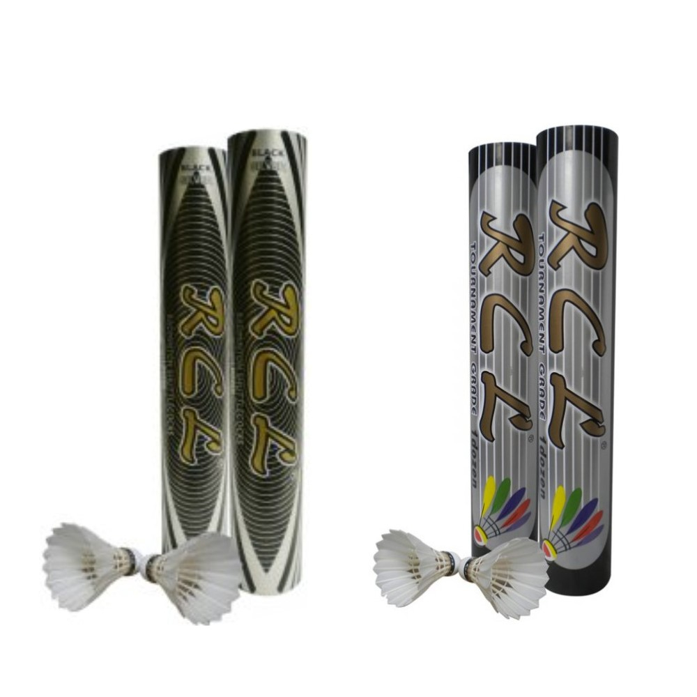 RCL Titanium Black Silver Black Gold Ruby Goose Feather Tournament ...