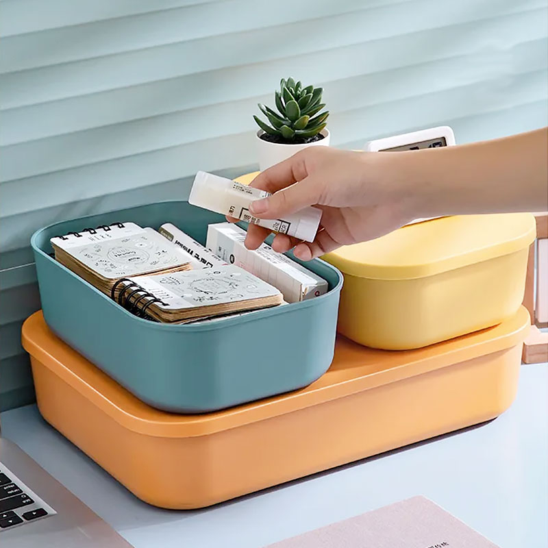 𝗦𝗧𝗥𝗢𝗡𝗚 𝗟𝗢𝗔𝗗 𝗕𝗘𝗔𝗥𝗜𝗡𝗚 》 Colorful Stackable Storage Box With Lid Home ...