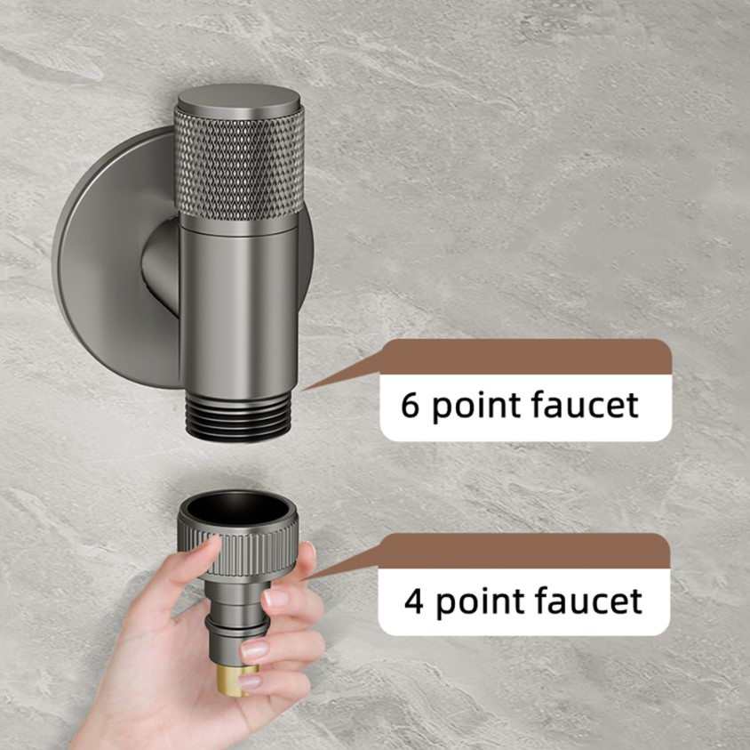 High-quality Copper Washing Machine Faucet Water Tap Soild Brass Water ...