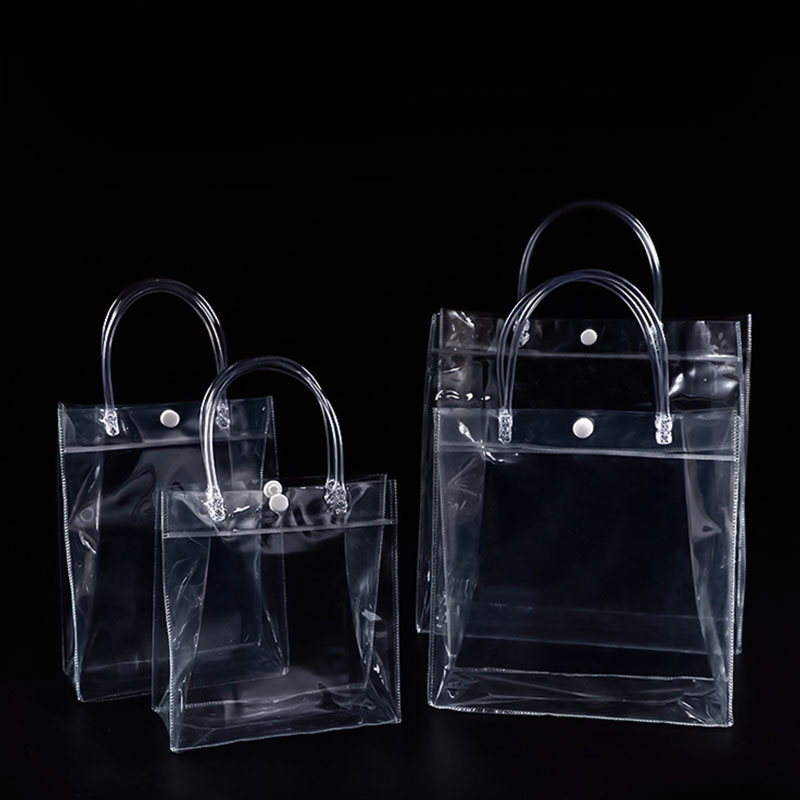 ITOOL Transparent Goodies Bag PVC Tote Bag Shopping Bag Gift Bag ...