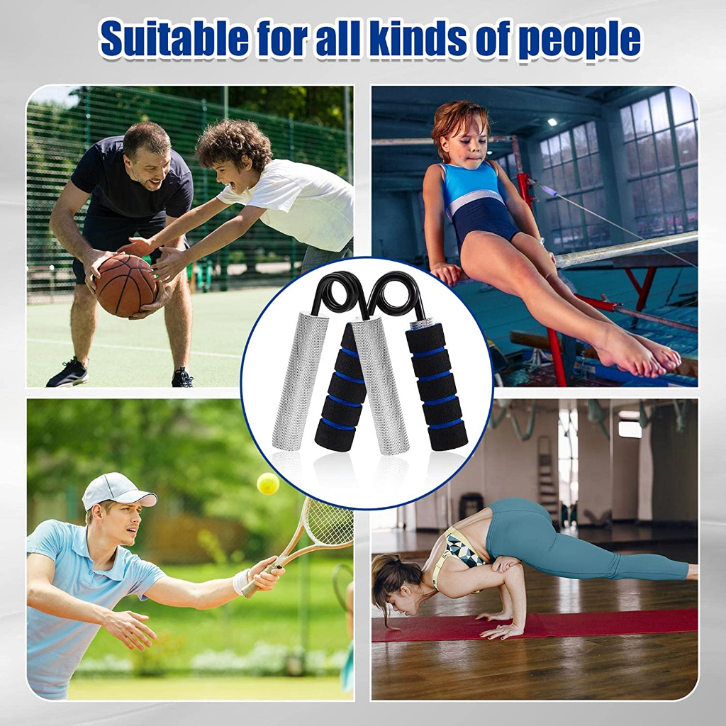 UPGRADE Heavy Hand Grip Metal Hand Grippers Gym Fitness Forearm Gripper ...