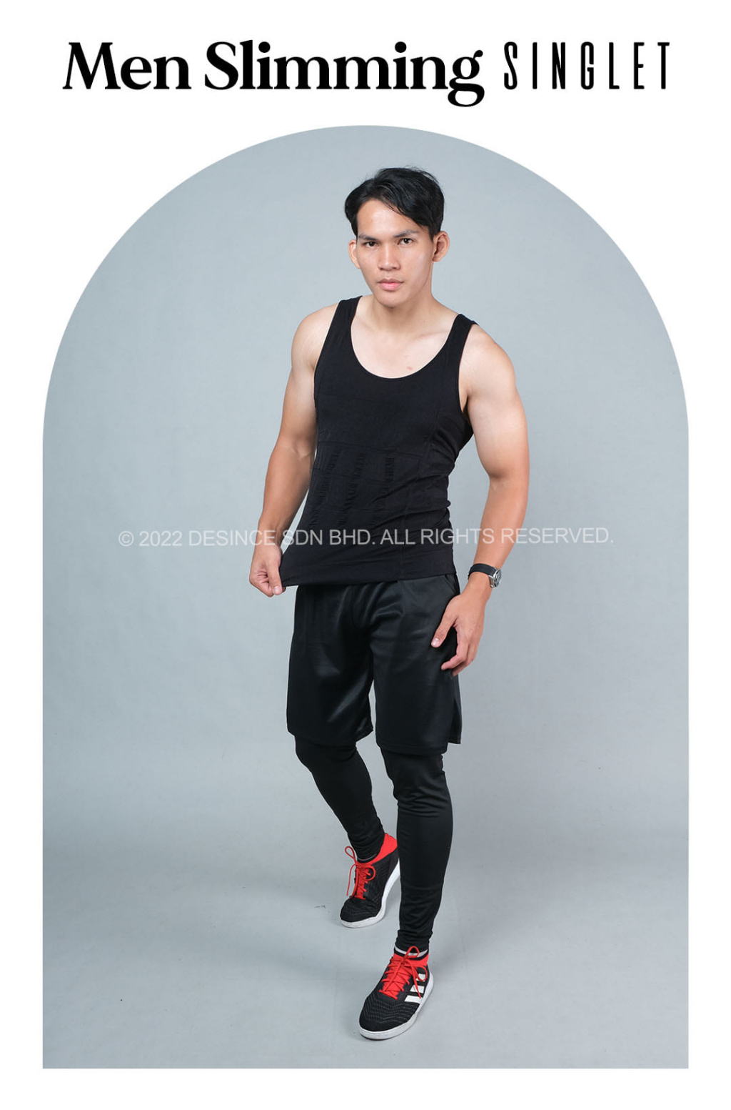 🇲🇾 DESINCE Men Slimming Singlet Man Singlet Body Shaper Slim Shapewear ...