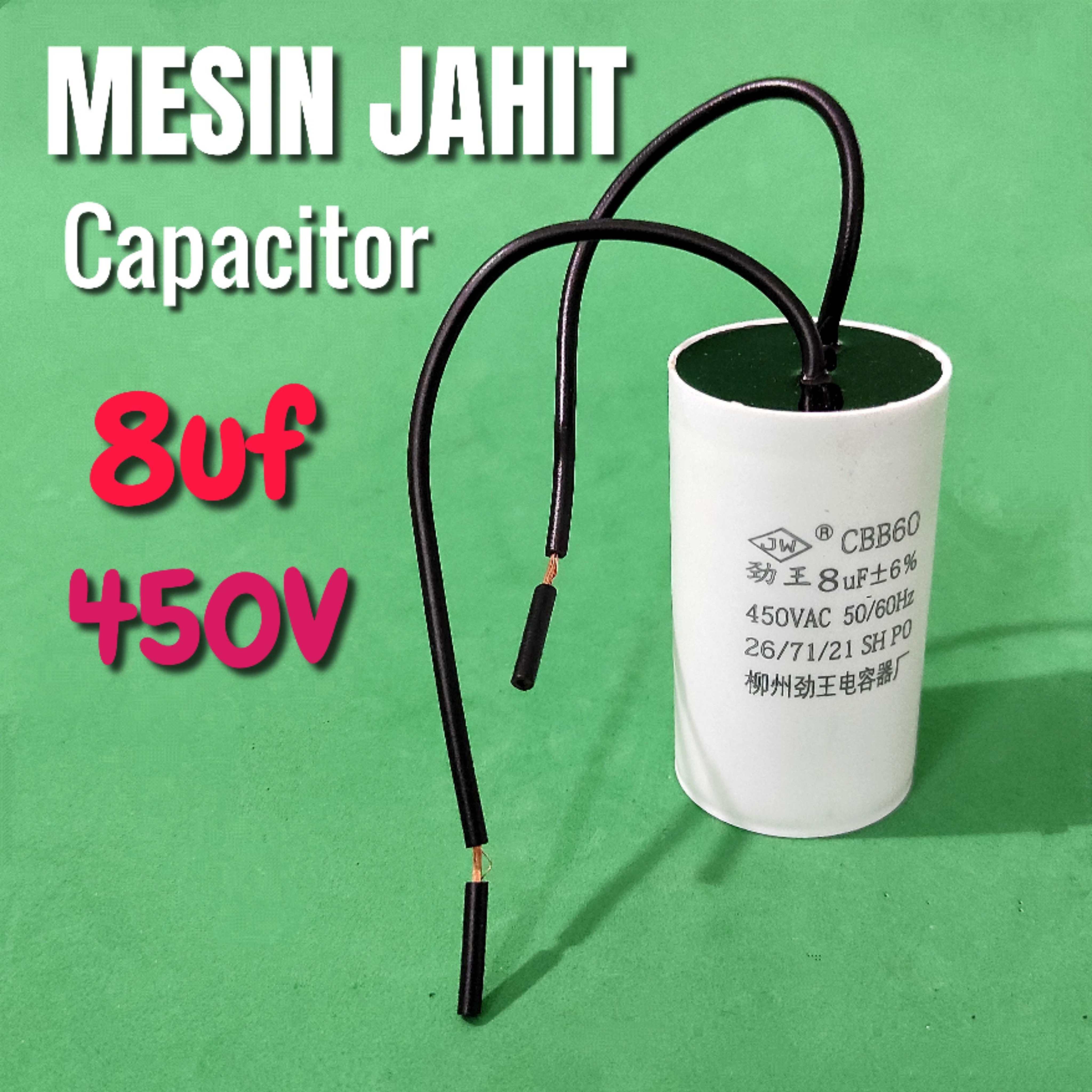 8uf 450V Sewing Machine Capacitor mesin jahit industri industry sewing ...