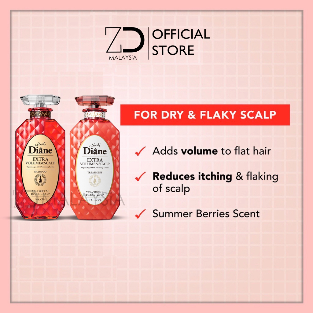MOIST DIANE Perfect Beauty Shampoo & Treatment 450ml(Hair Fall Control ...