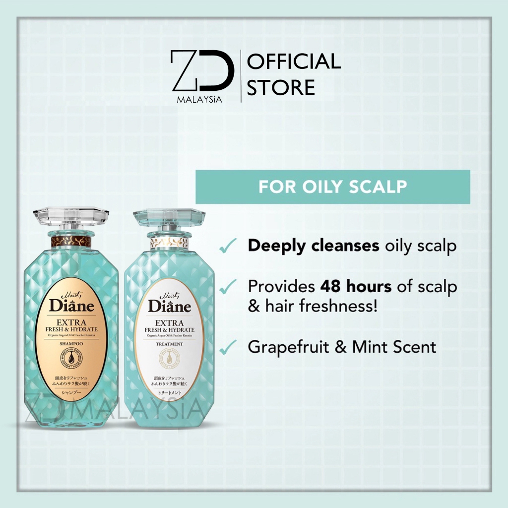MOIST DIANE Perfect Beauty Shampoo & Treatment 450ml(Hair Fall Control ...
