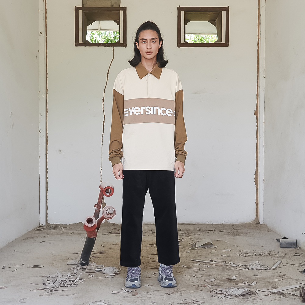 Eversince Musk Rugby Shirt Brown | Shopee Malaysia