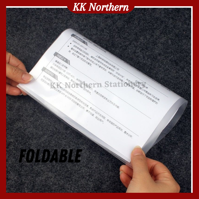 A4 PP Folder Paper Organizer L Shape File A4 Plastic Clear Fail ...