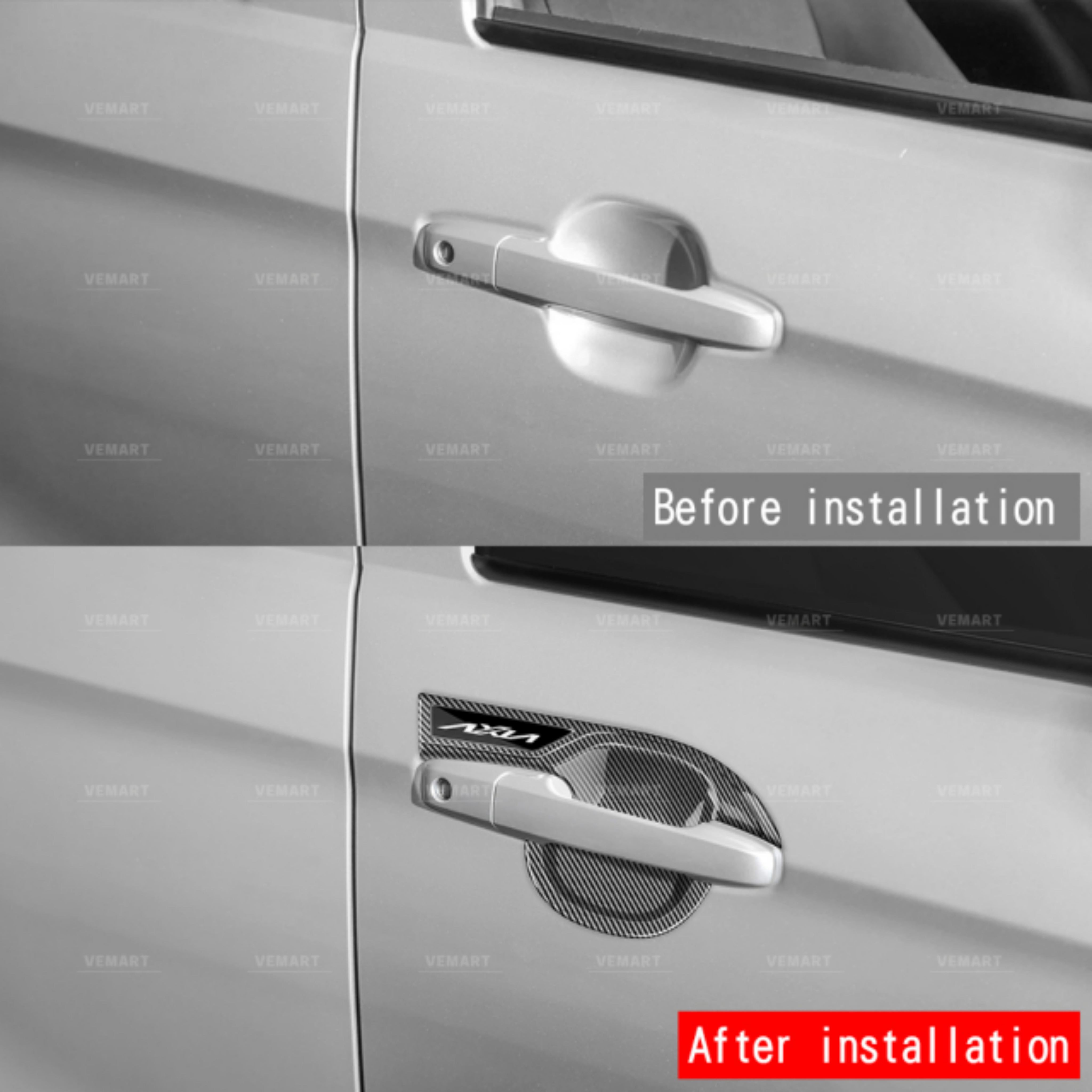 Vemart Perodua axia 2023 new car door handle bowl cover accessories ...