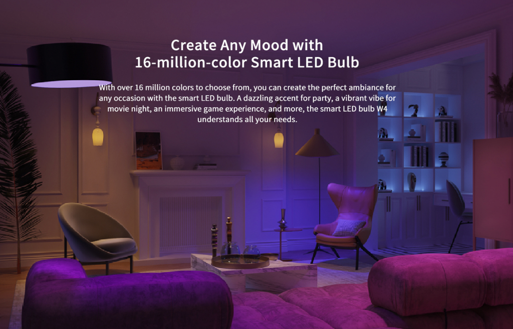 Yeelight Smart LED Bulb W4 Lite (New Version W3) | 2700K Color ...